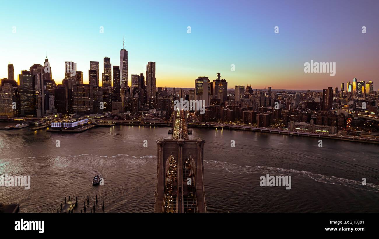 Aerial shot brooklyn new york hi-res stock photography and images - Alamy