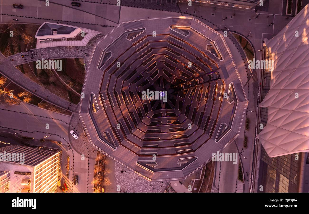 a top view shot of building in New York Stock Photo - Alamy