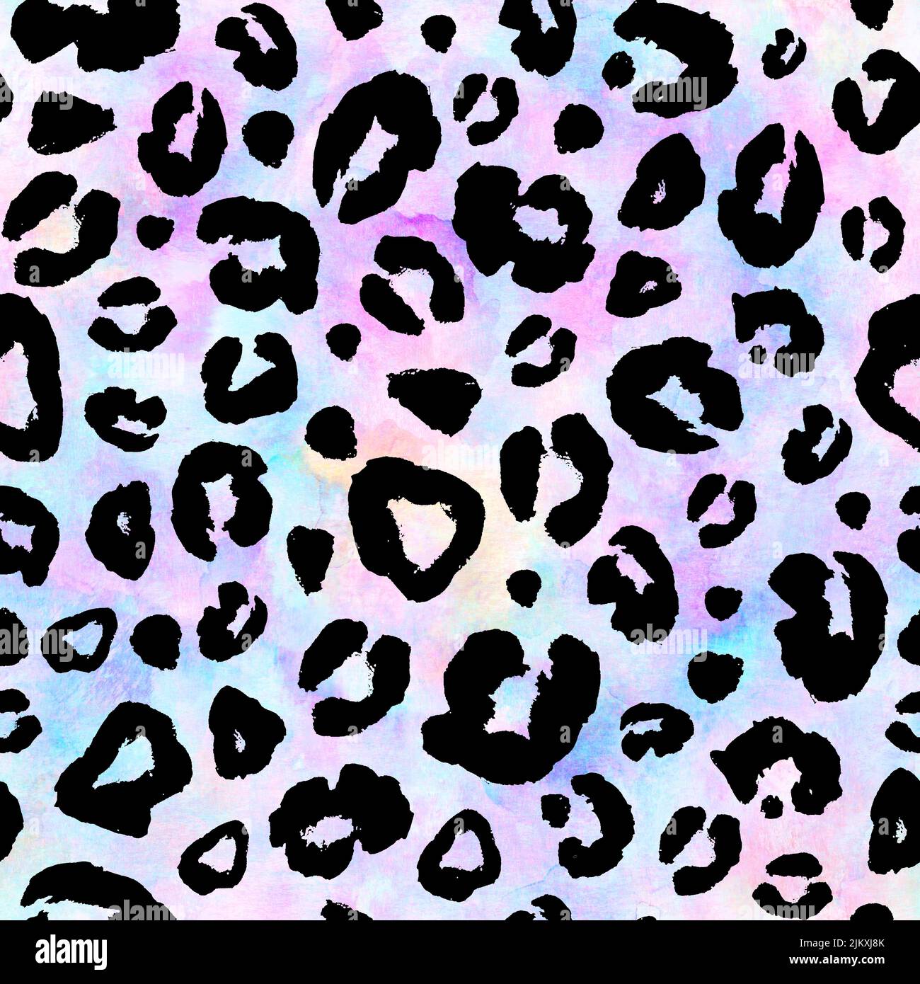Rainbow Cheetah Pattern