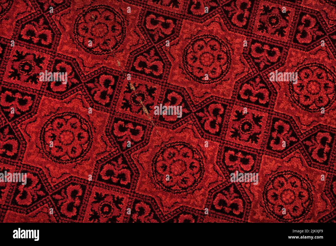 worn retro carpet Stock Photo - Alamy