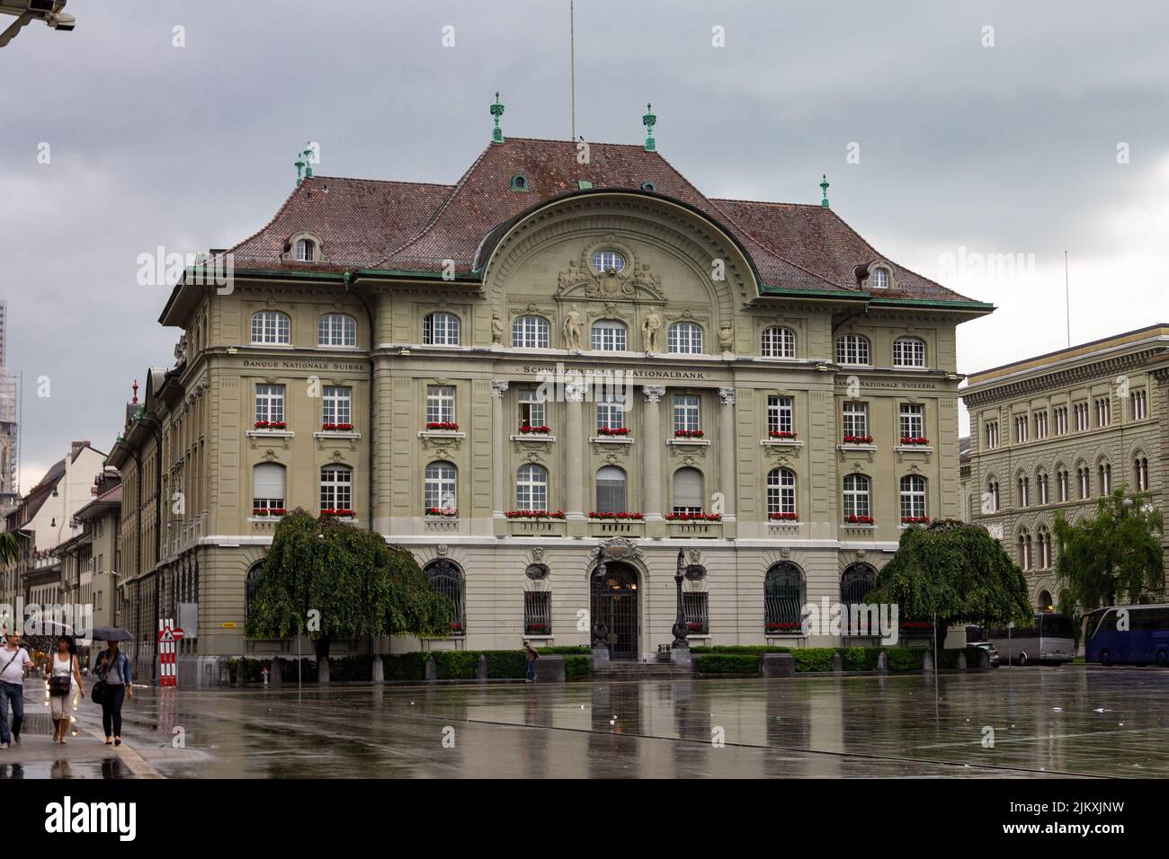The building of the Swiss National Bank in Bern, Switzerland Stock ...