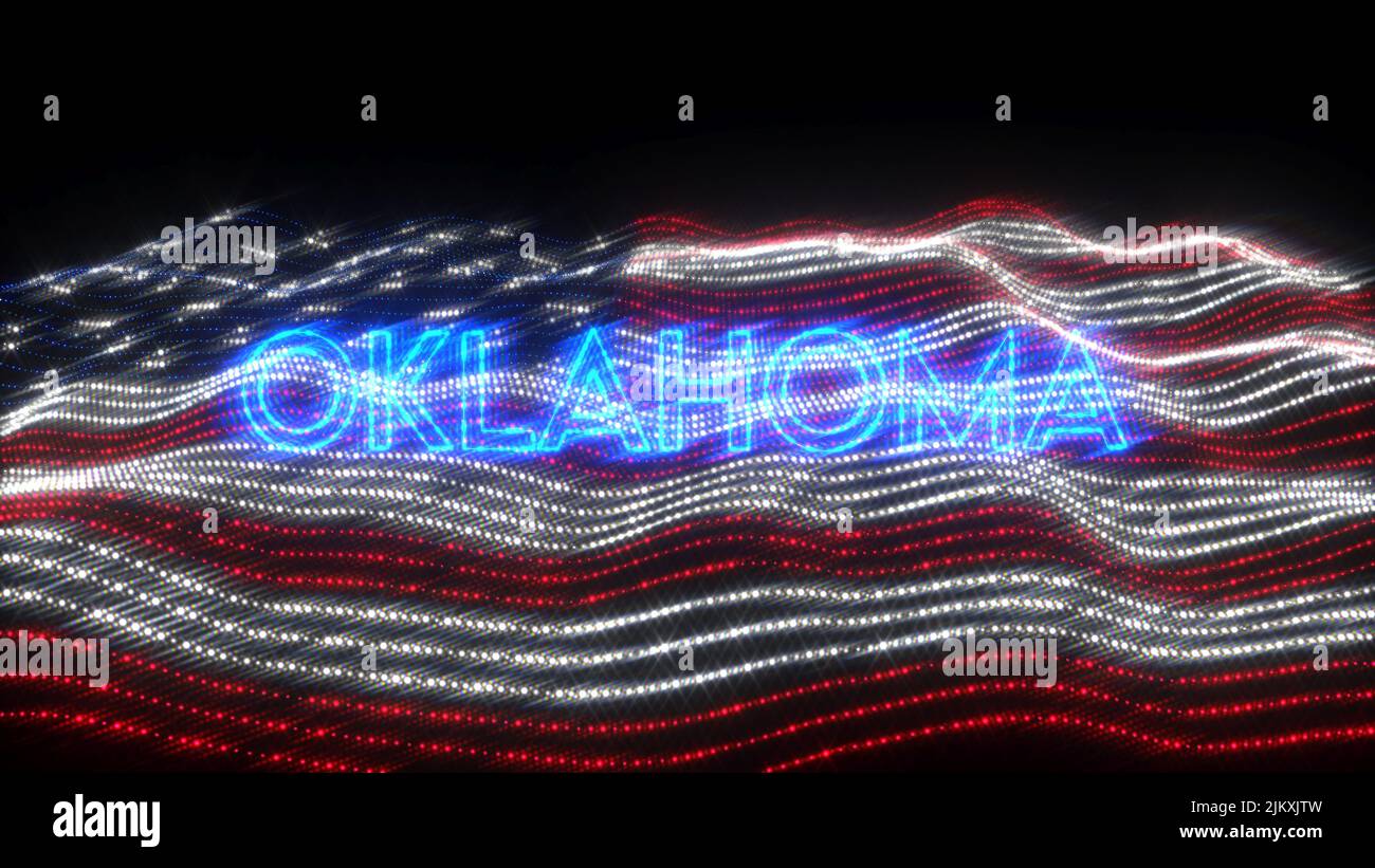 Oklahoma us state waving hi-res stock photography and images - Alamy