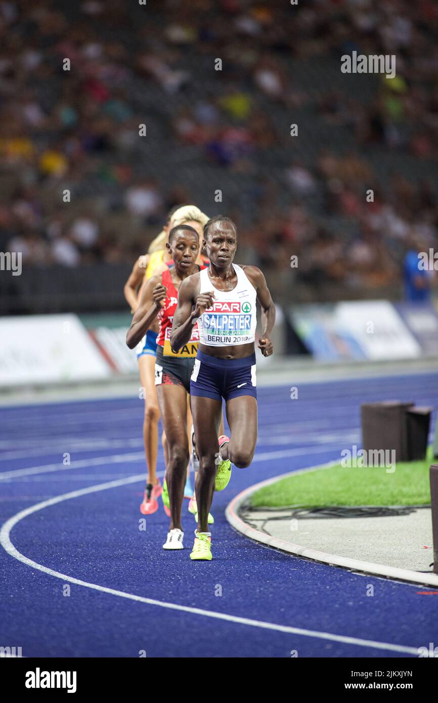 Lonah Chemtai Salpeter participating in the 10.000 meters at the ...
