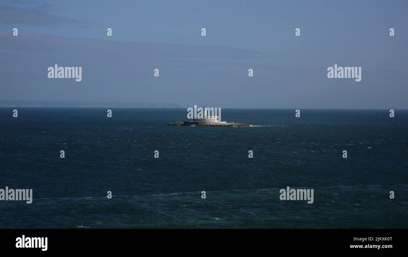 A beautiful shot of a Bugio Lighthouse Stock Photo - Alamy