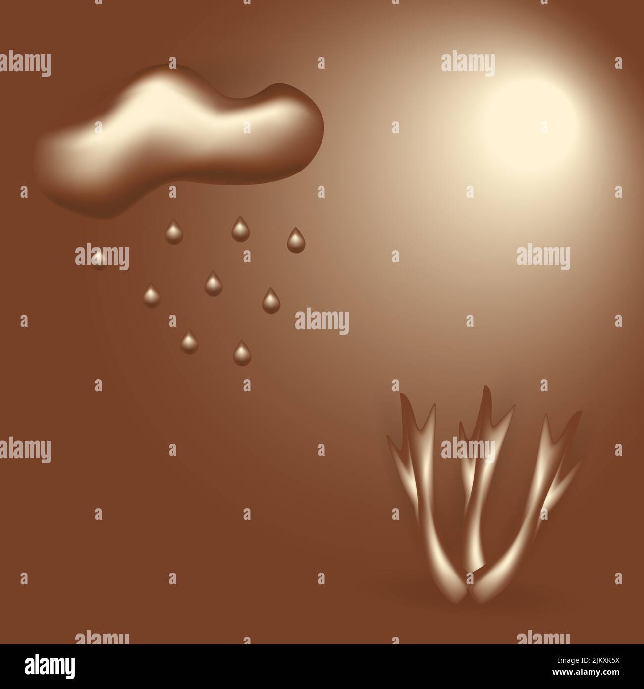 Rain drops backdrop in 3d Stock Vector Images - Alamy