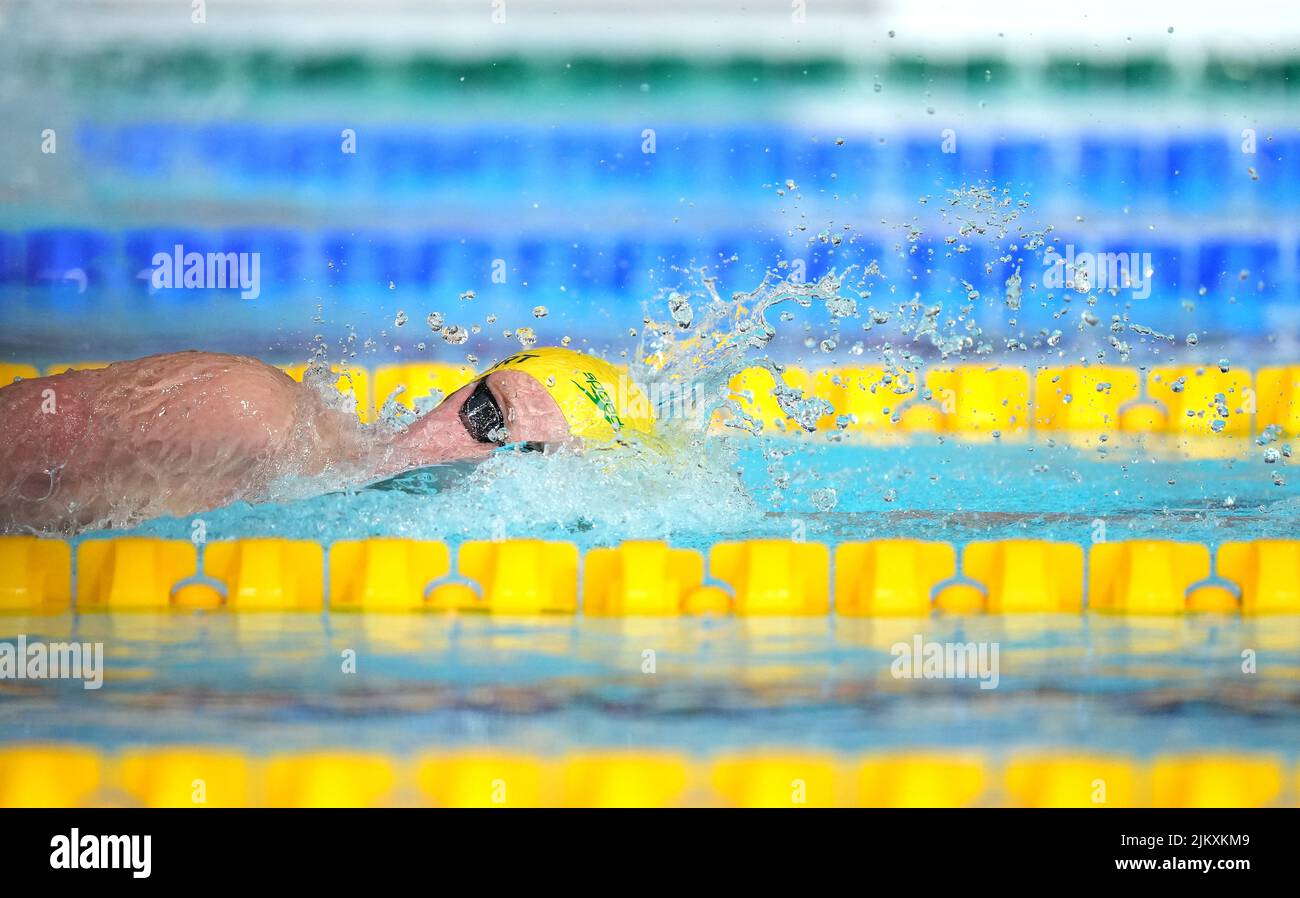England's Luke Thomas Turley during the Men's 1500m Freestyle Final at ...