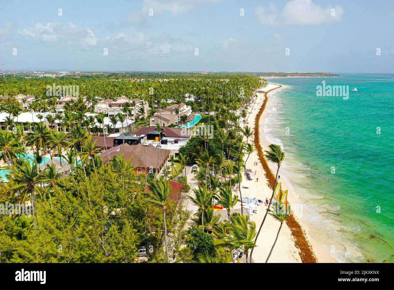 Aerial View of Punta Cana, Dominican Republic Stock Photo - Alamy