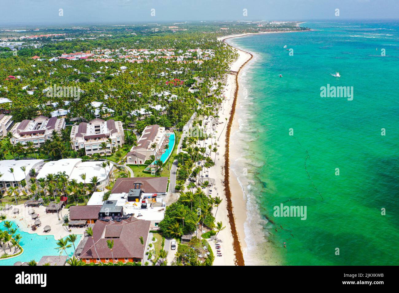 Aerial View of Punta Cana, Dominican Republic Stock Photo - Alamy