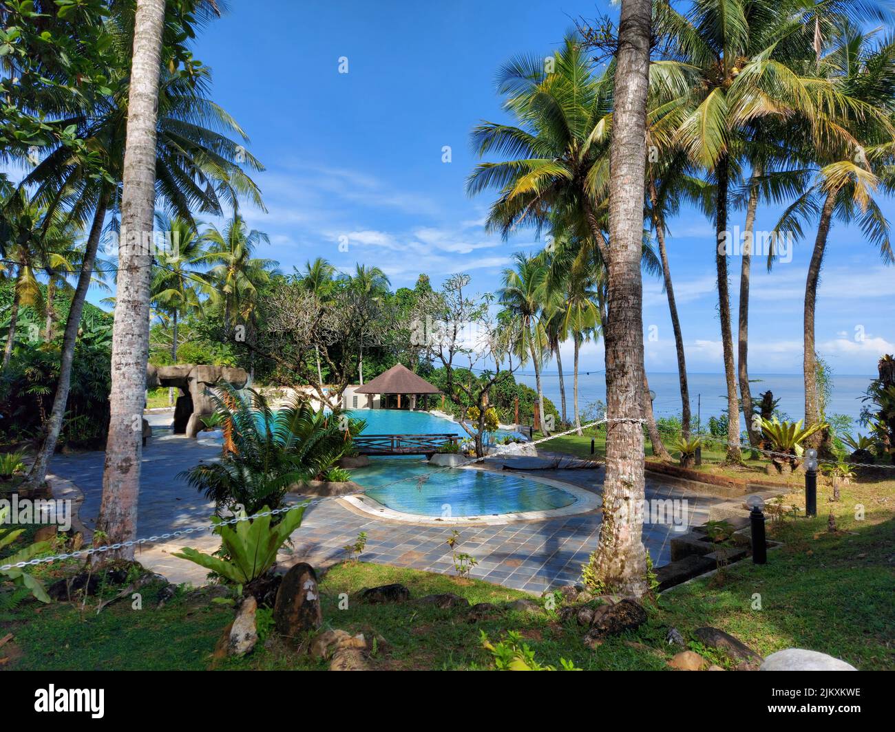 Pool surrounded by trees hi-res stock photography and images - Alamy