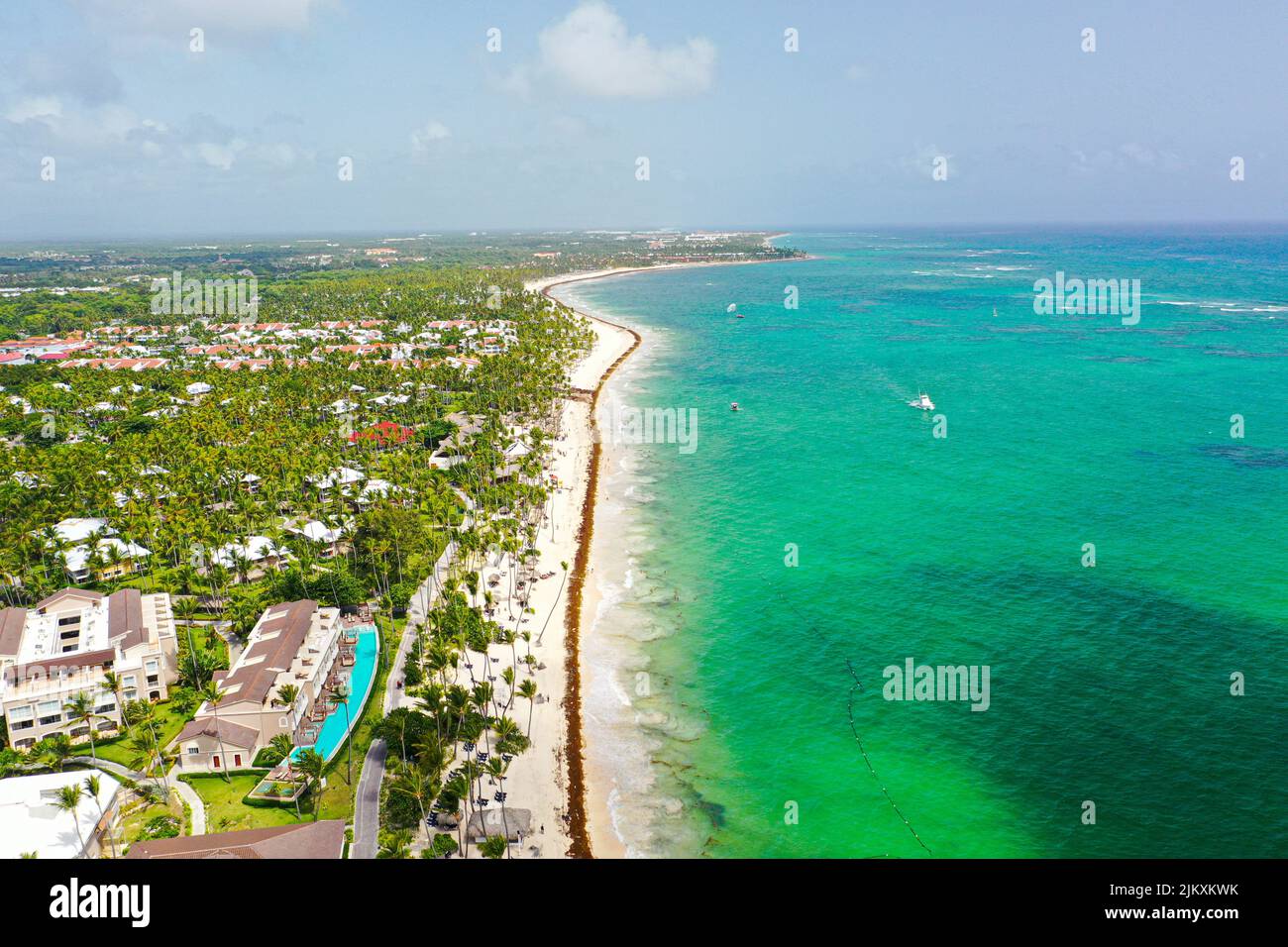 Aerial View of Punta Cana, Dominican Republic Stock Photo - Alamy