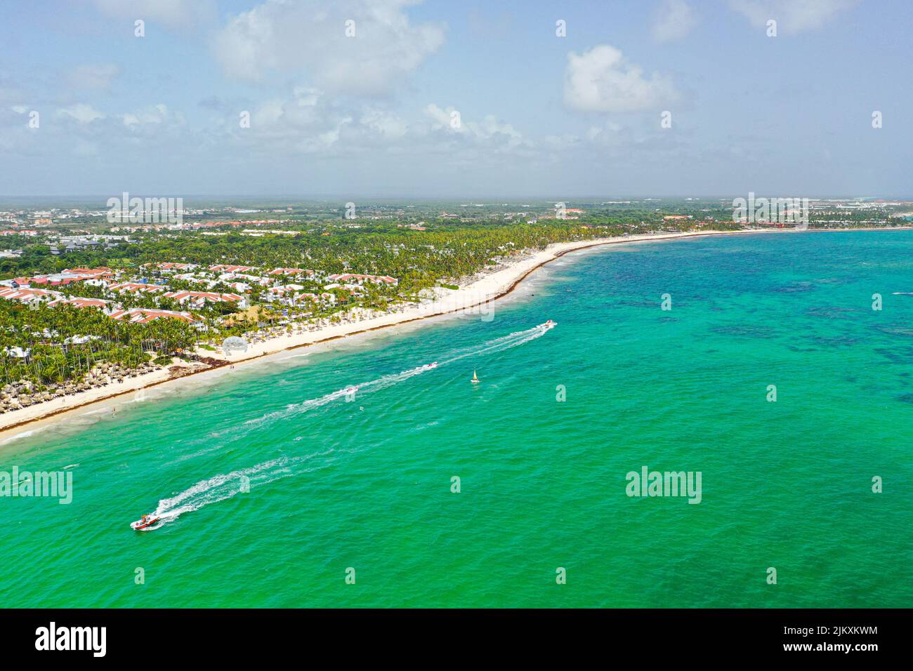 Aerial View of Punta Cana, Dominican Republic Stock Photo - Alamy