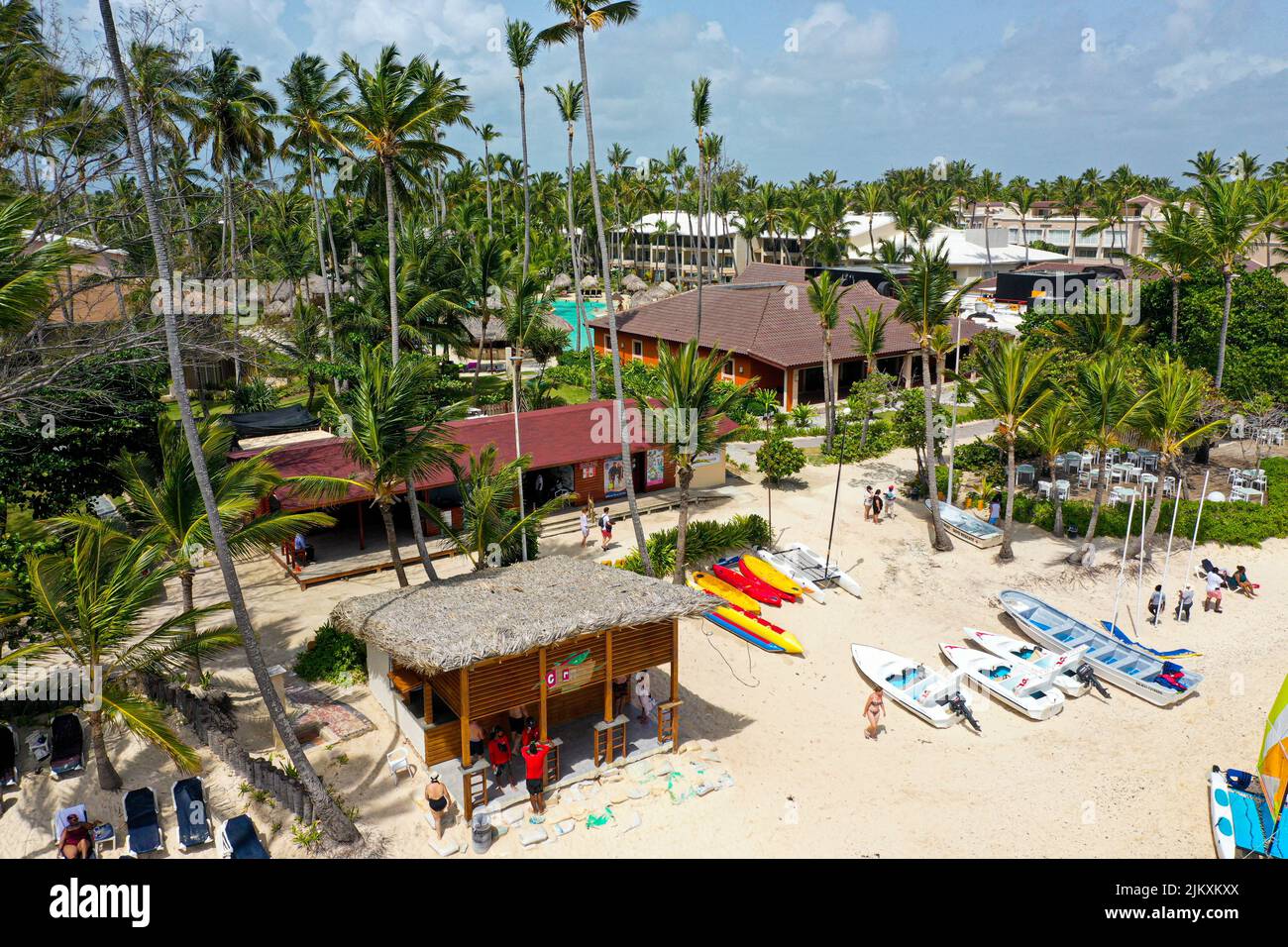 Aerial View of Punta Cana, Dominican Republic Stock Photo - Alamy