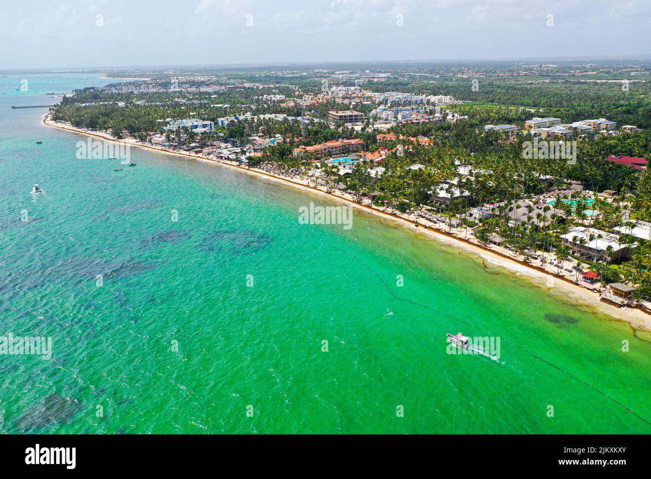 Aerial View of Punta Cana, Dominican Republic Stock Photo - Alamy