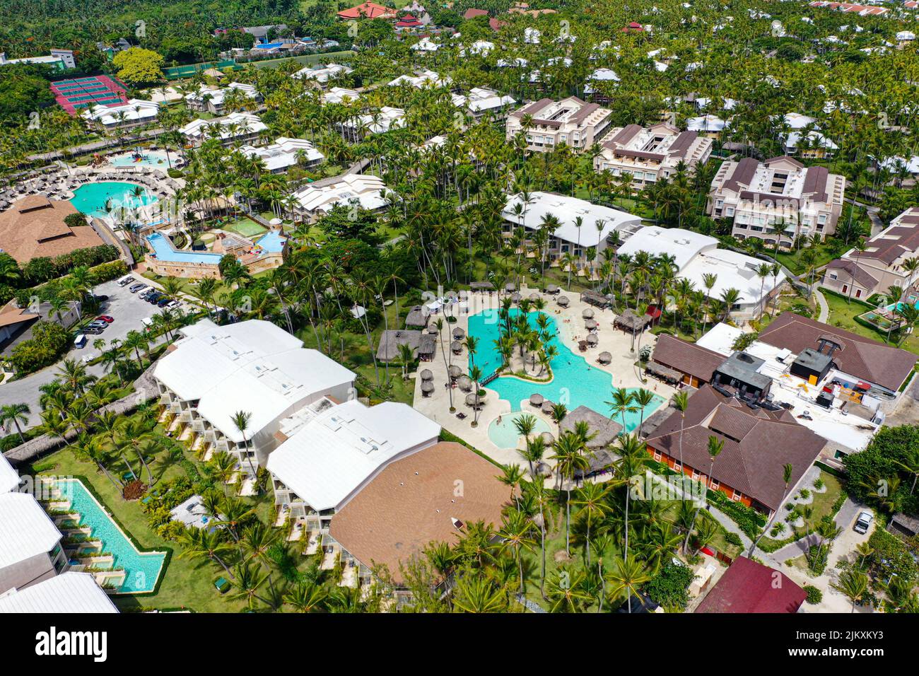 Aerial View of Punta Cana, Dominican Republic Stock Photo - Alamy