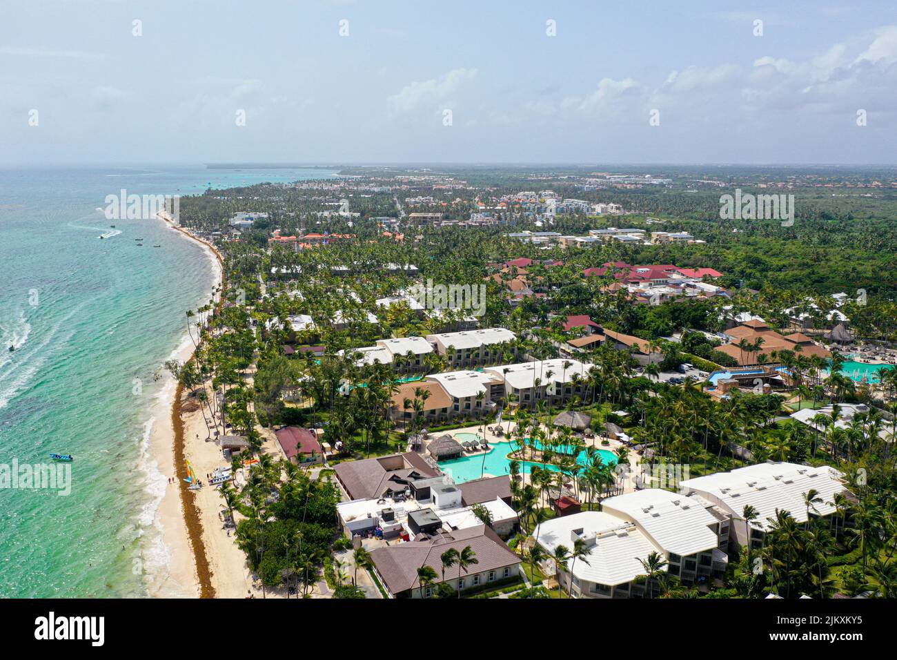 Aerial View of Punta Cana, Dominican Republic Stock Photo - Alamy