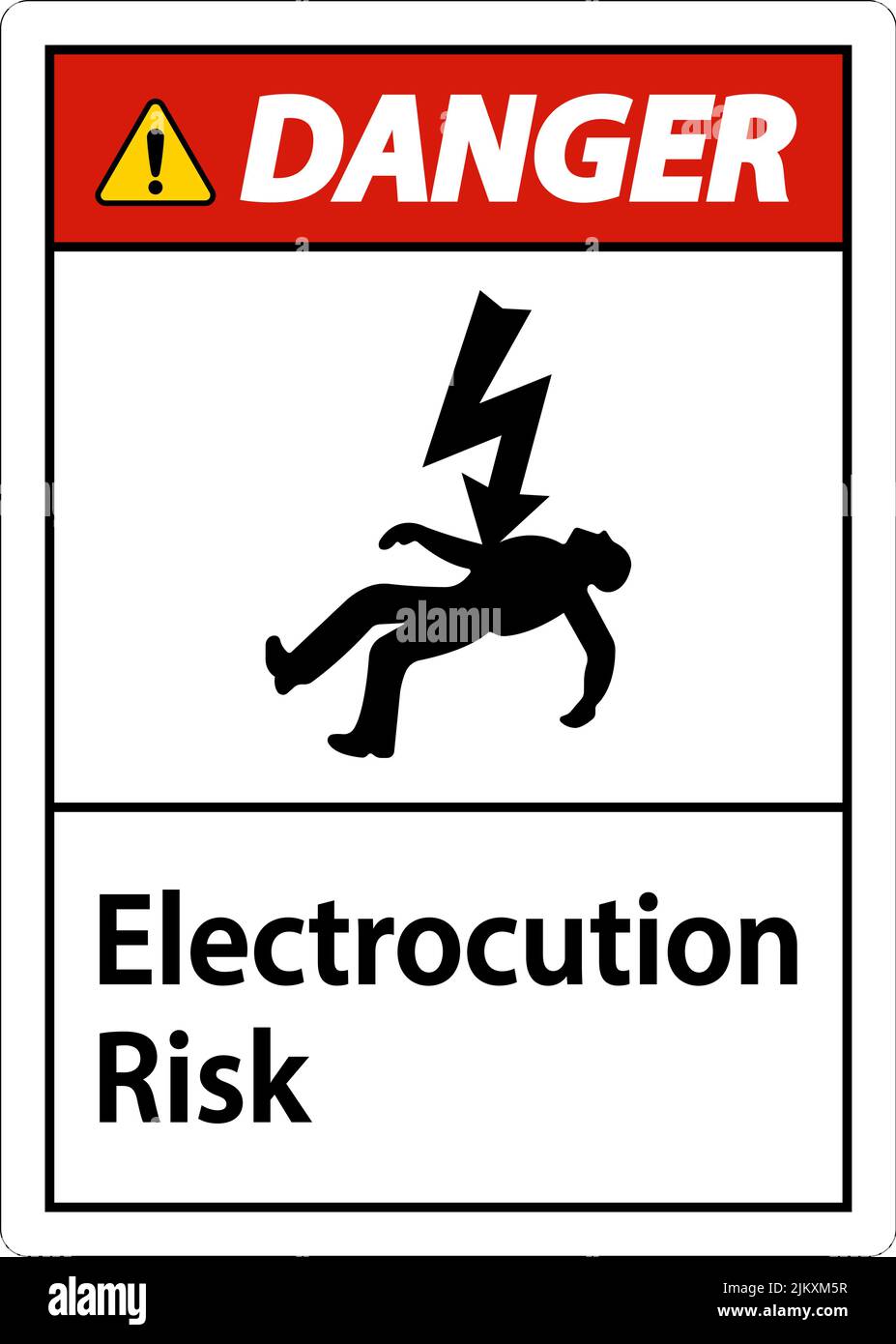 Electricity electrocuted electrocution Stock Vector Images - Alamy