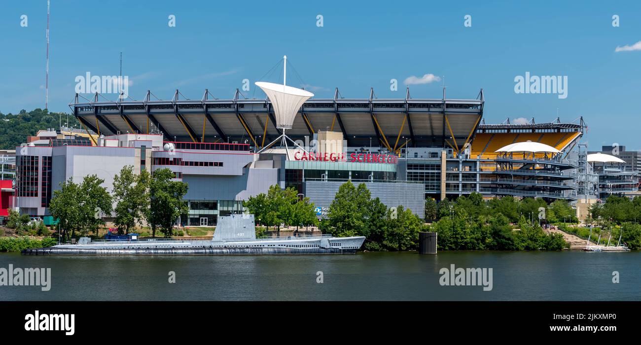Heinz Field, home of the Pittsburgh Steelers, an NFL team next to the ...