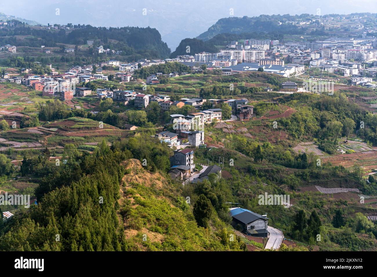 Beautiful town in China chongq Stock Photo - Alamy