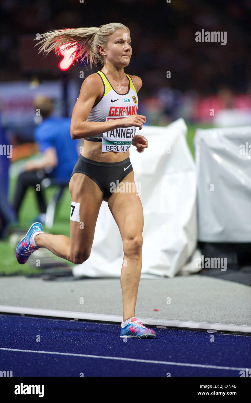Natalie Tanner participating in the 10.000 meters at the European ...
