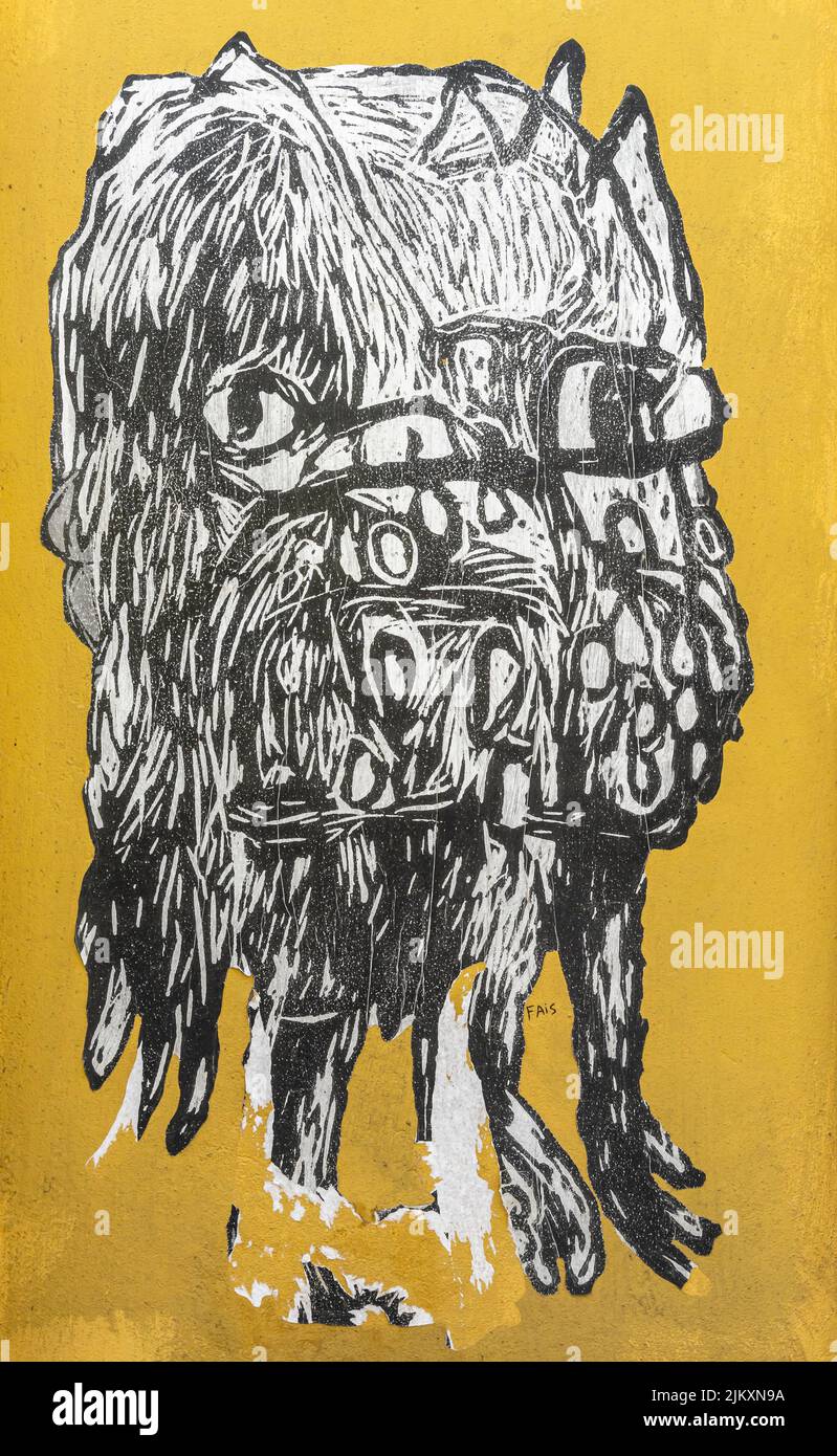 Weird monster street art hi-res stock photography and images - Alamy