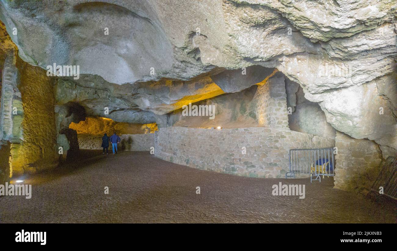 The inside of the Hercules Cave in Tangier Stock Photo - Alamy