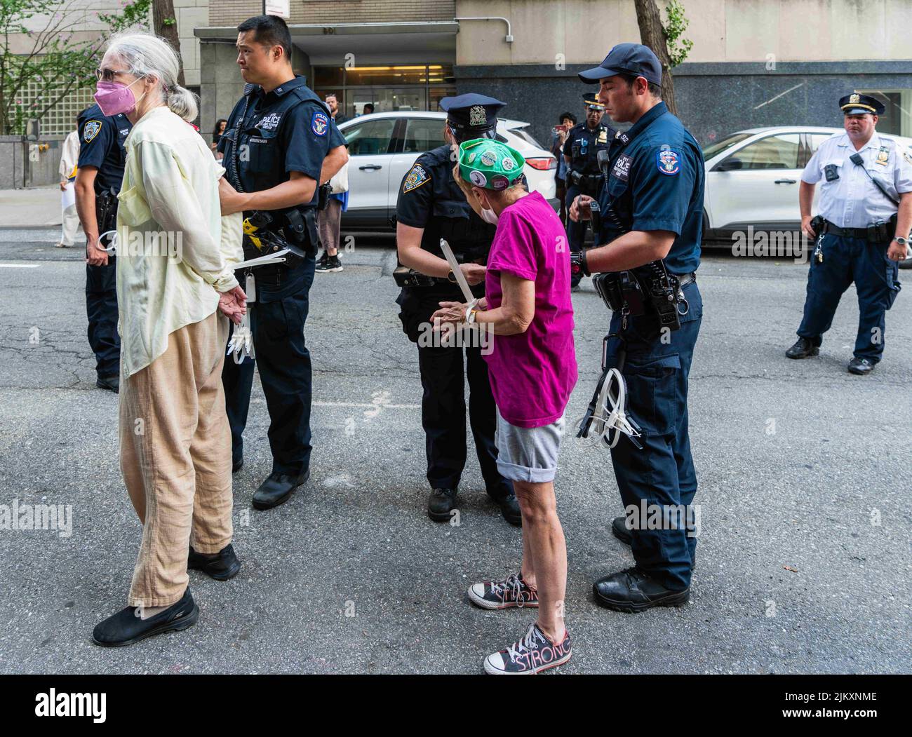 August 2, 2022, New York City, New York, United States: Peace activists ...