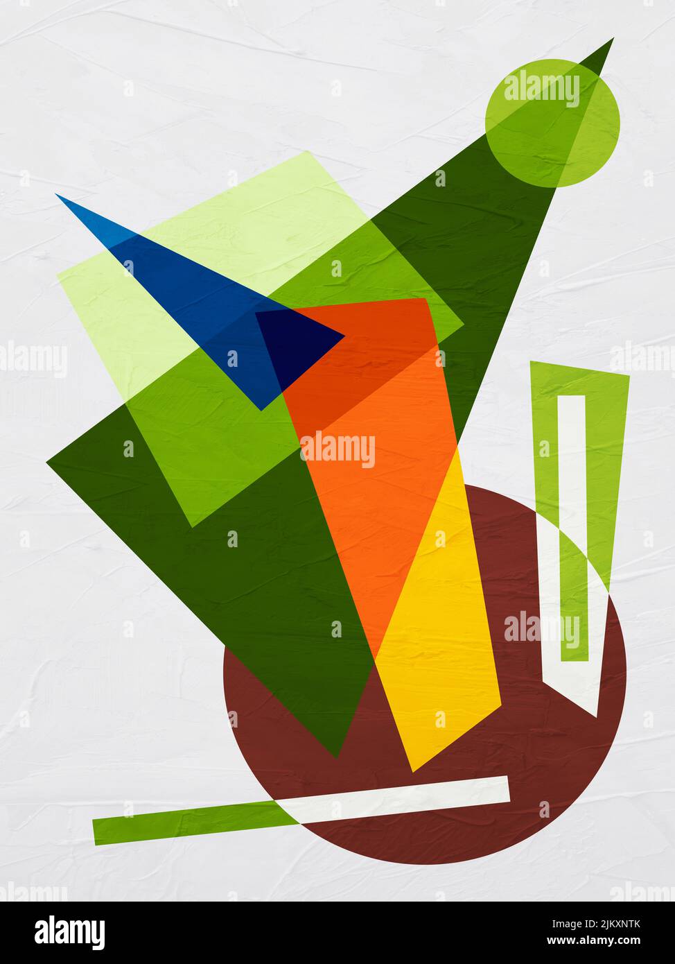 Abstract art of geometric shapes with colorful texture, modern art and ...