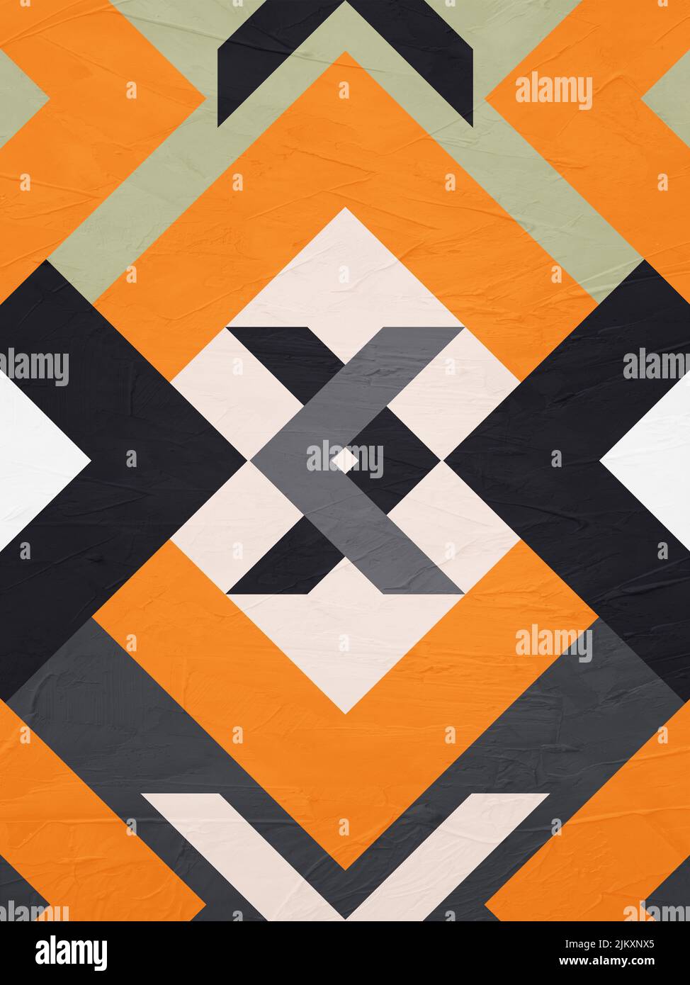 Abstract art of geometric shapes with colorful texture, modern art and ...