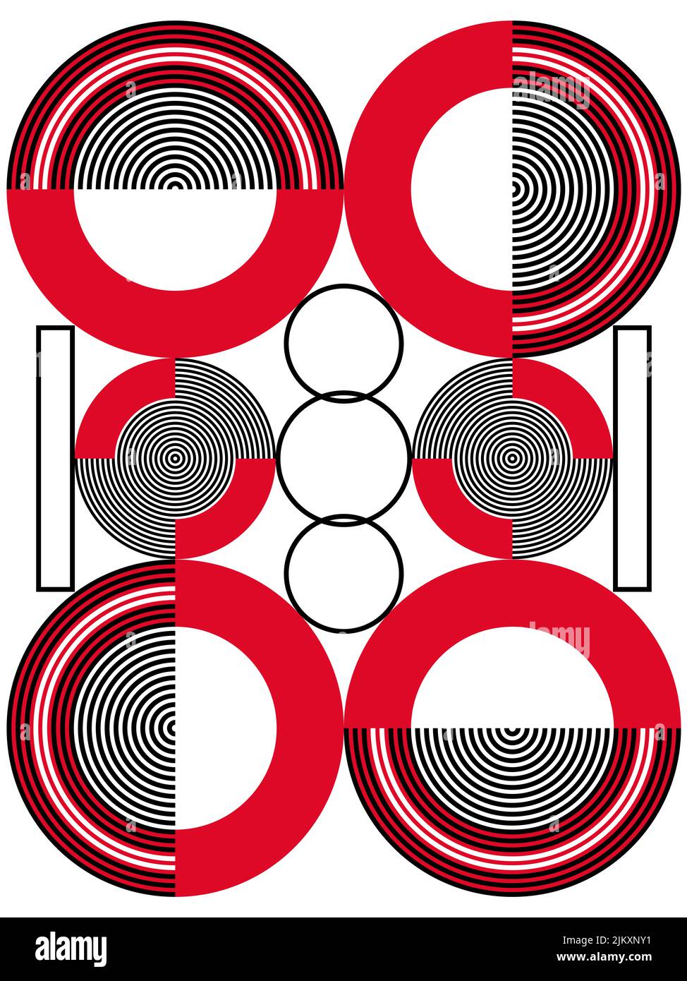 Abstract art of geometric shapes with colorful texture, modern art and ...