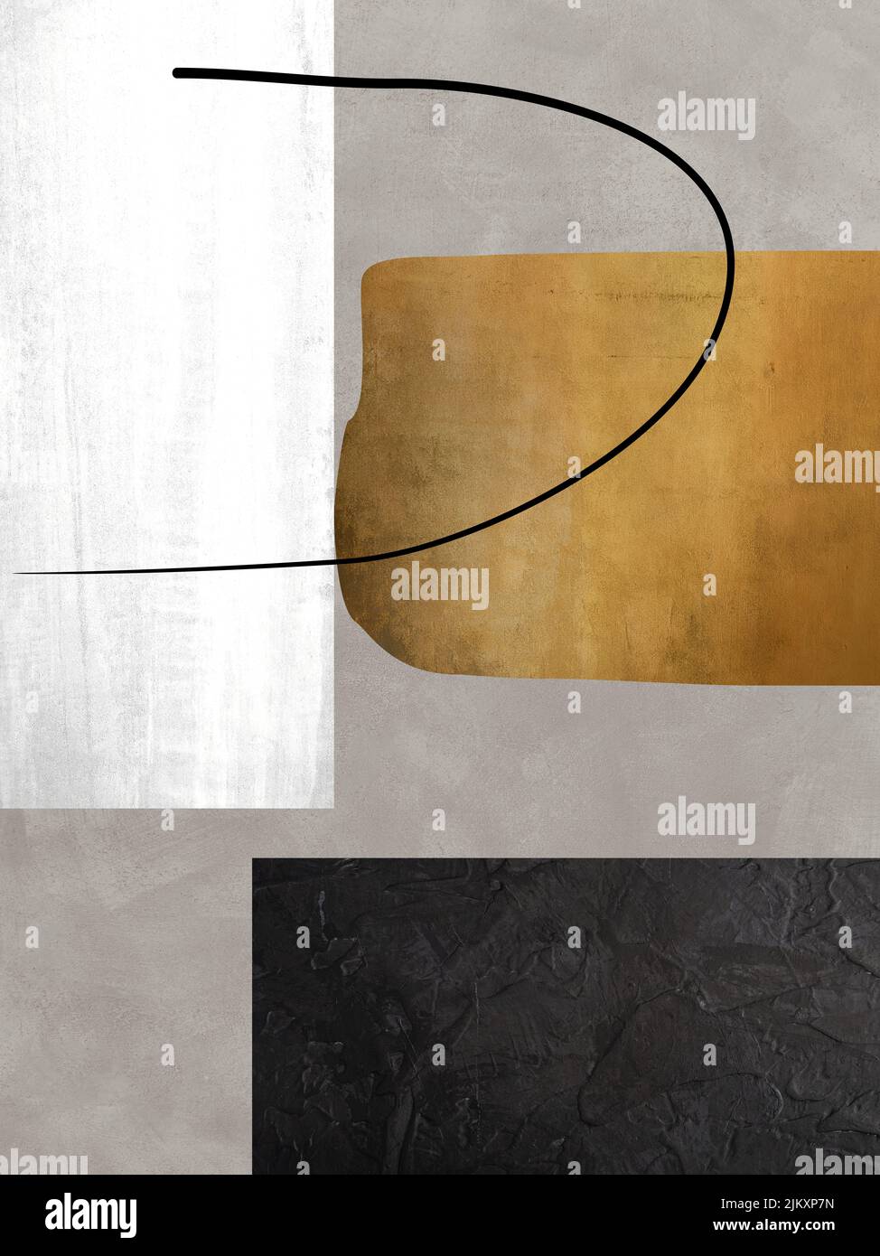 Abstract art of geometric shapes with colorful texture, modern art and ...