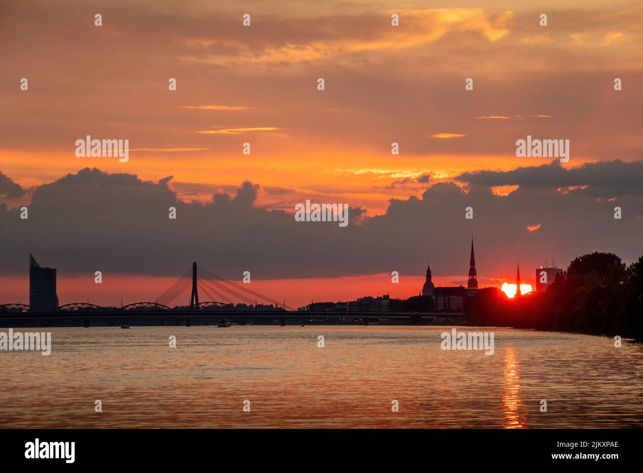 Riga river hi-res stock photography and images - Alamy