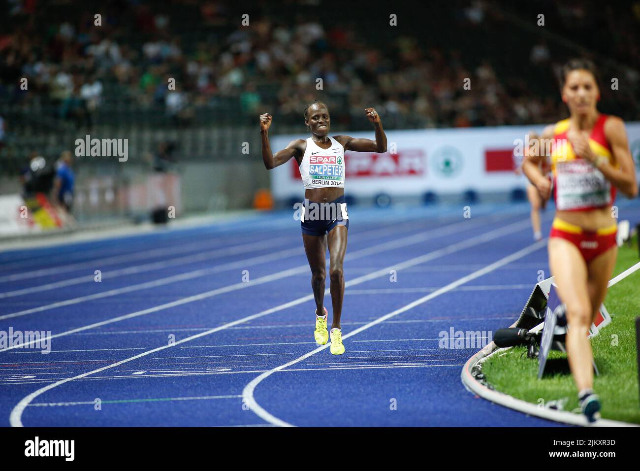 Lonah Chemtai Salpeter participating in the 10.000 meters at the ...