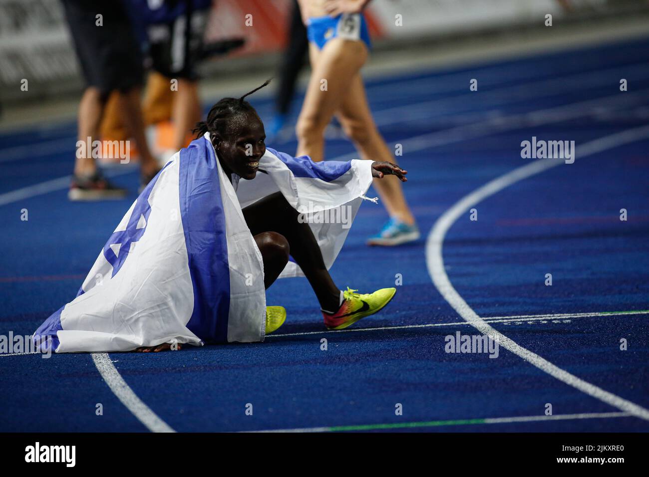 Lonah Chemtai Salpeter participating in the 10.000 meters at the ...