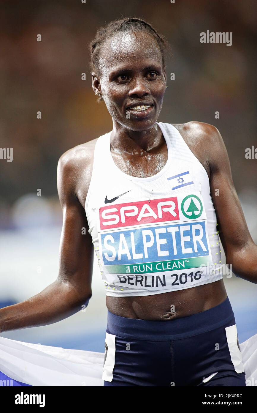 Lonah Chemtai Salpeter participating in the 10.000 meters at the ...