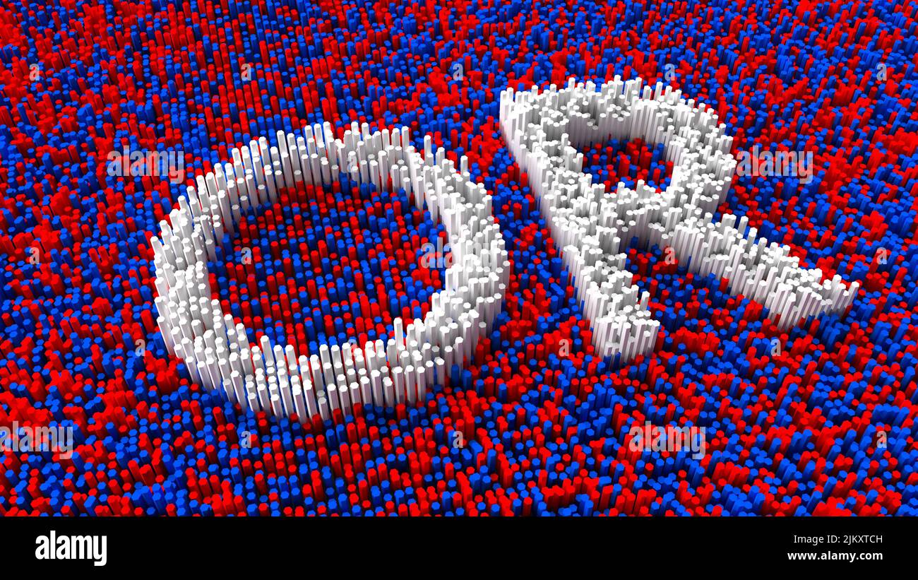 A 3D render of the geometric letters o and r on a colorful background ...