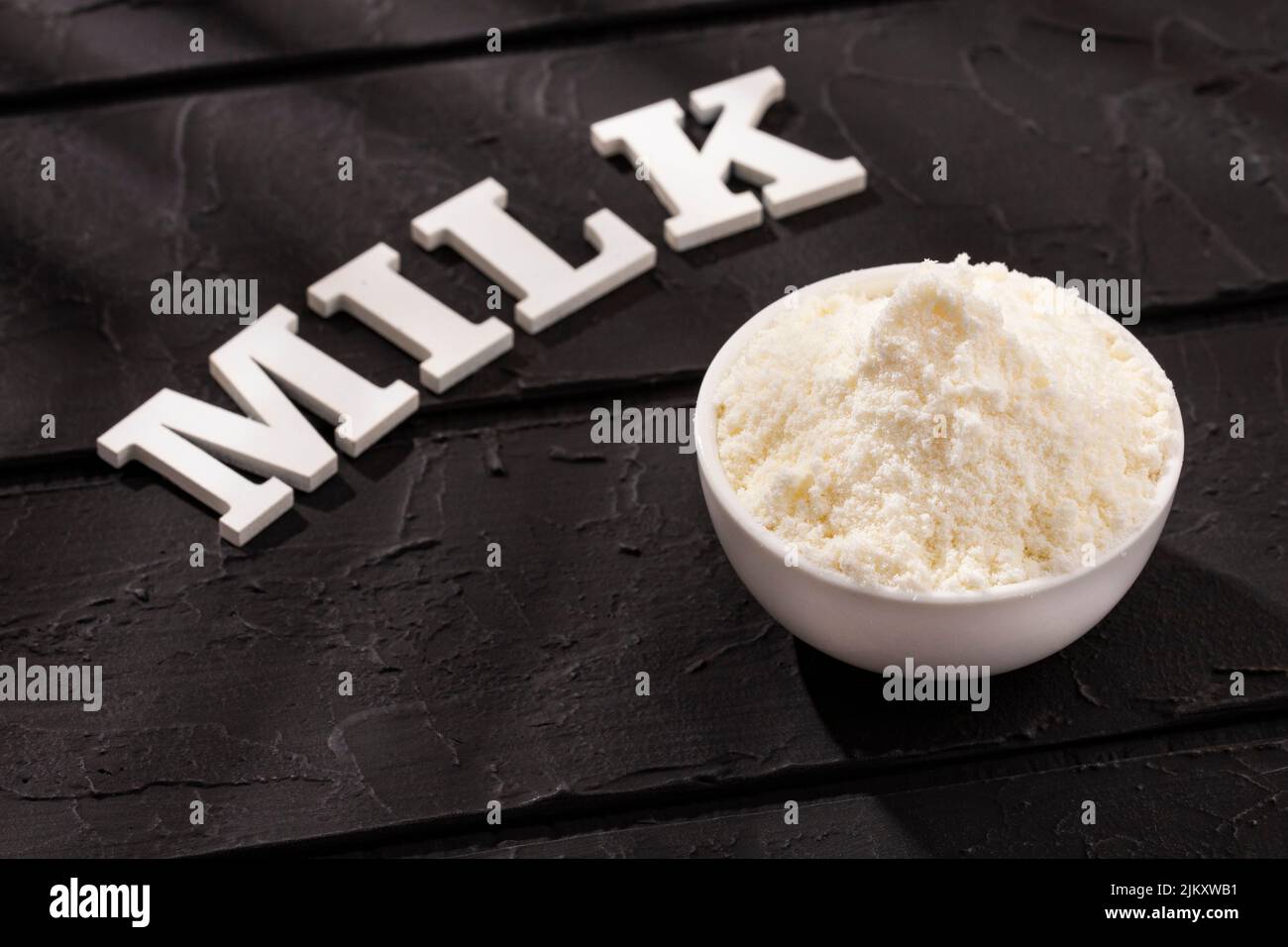 Powdered milk in bowl hi-res stock photography and images - Alamy