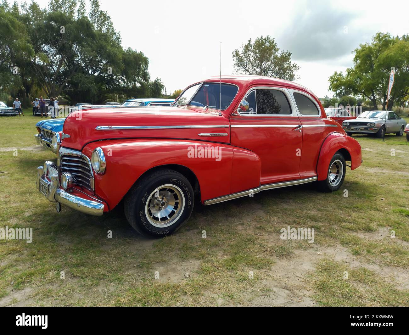 Chascomus, Argentina - Apr 9, 2022: Old red Chevrolet Chevy Stylemaster ...
