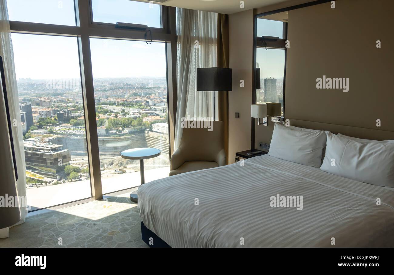 Deluxe City View, Guest room in Istanbul Marriott Hotel Sisli, Turkey ...