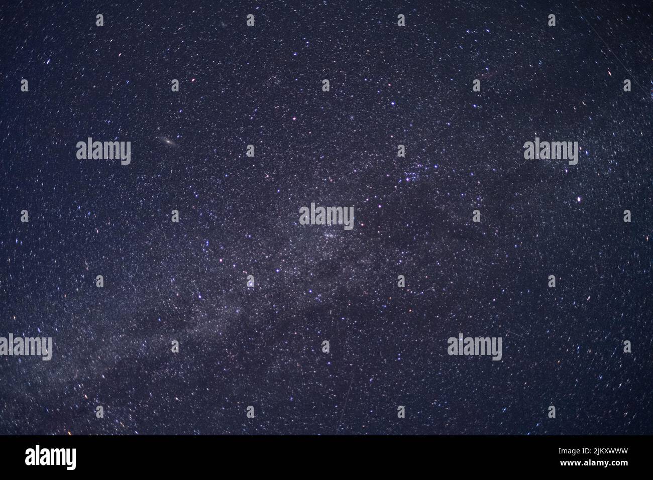 A scenic view of Milky Way galaxy in the night sky Stock Photo - Alamy