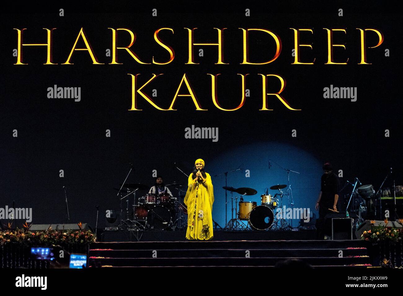 New Delhi, Delhi, India. 2nd Aug, 2022. Harshdeep Kaur (Indian playback ...