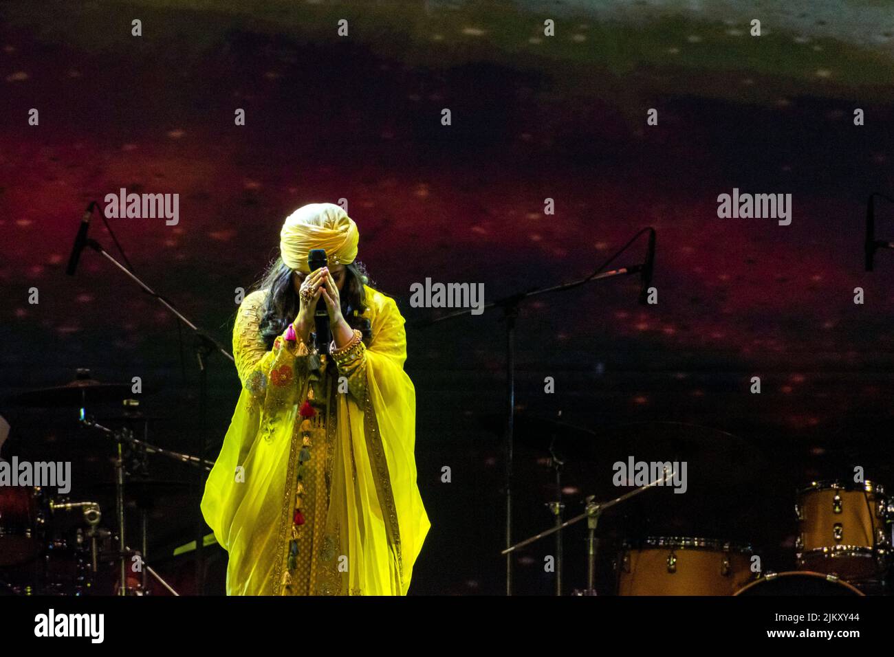 New Delhi, Delhi, India. 2nd Aug, 2022. Harshdeep Kaur (Indian playback ...