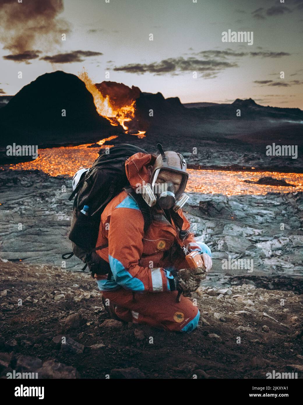 Black volcano soil hi-res stock photography and images - Alamy