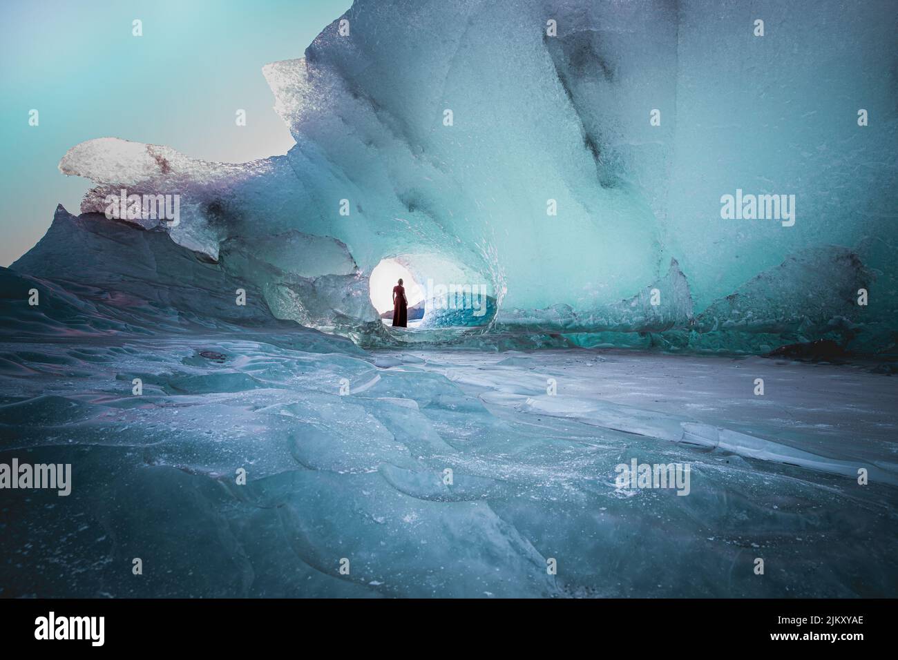 Female at cave hi-res stock photography and images - Alamy