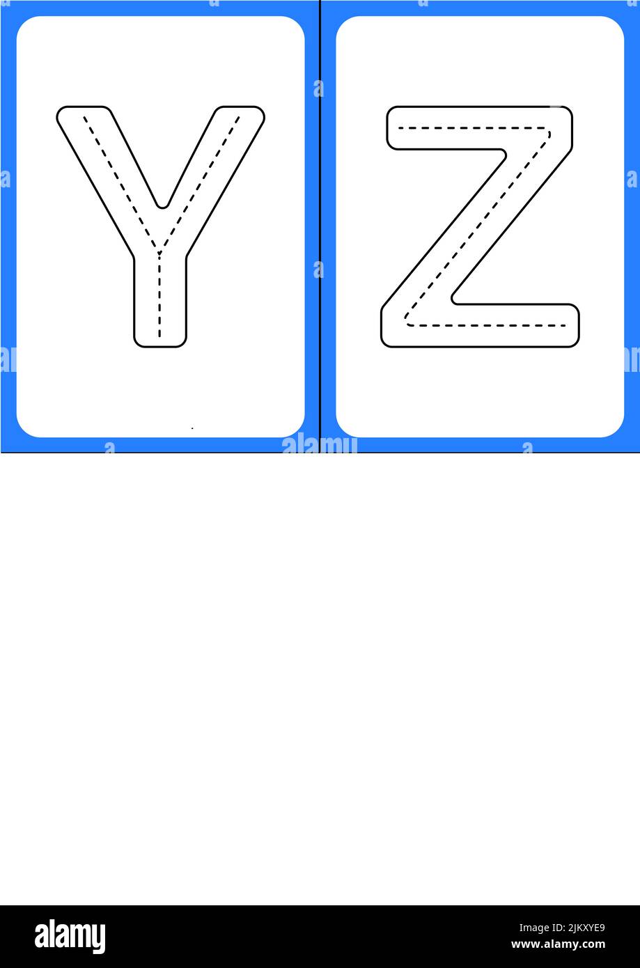 Printable uppercase letters handwriting practice. Large fonts. Layout ...