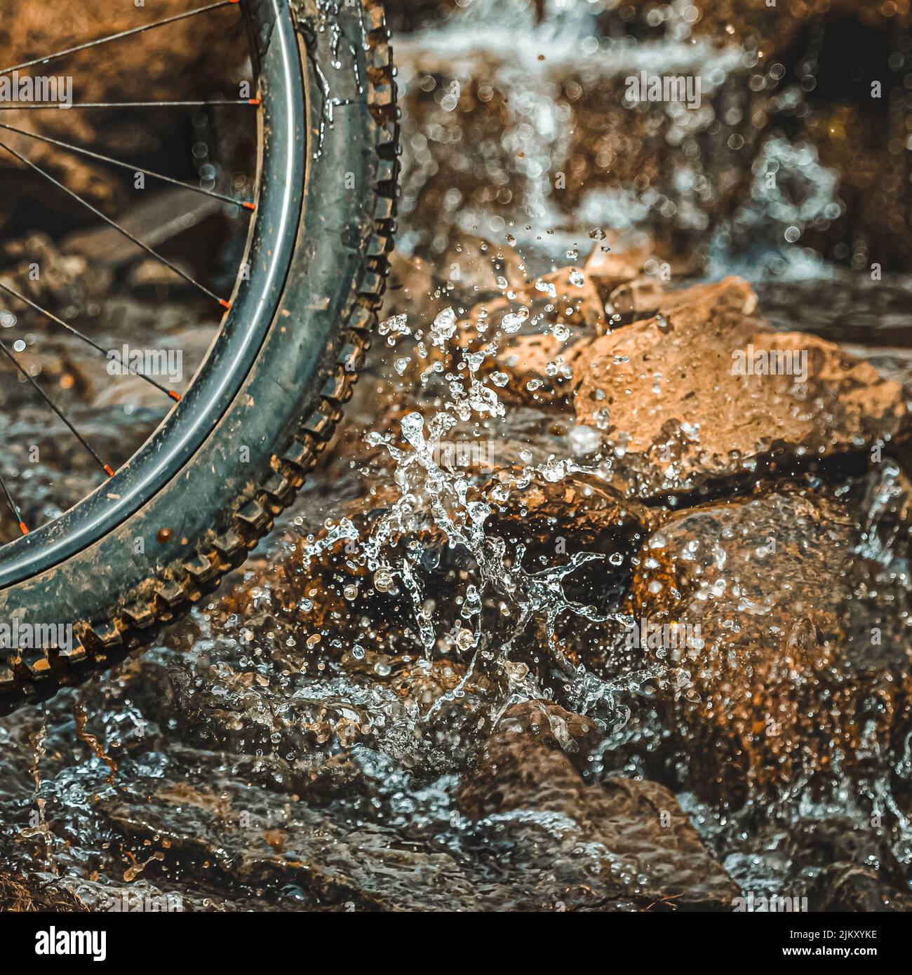 Extreme mountain bike equipment hi-res stock photography and images - Alamy