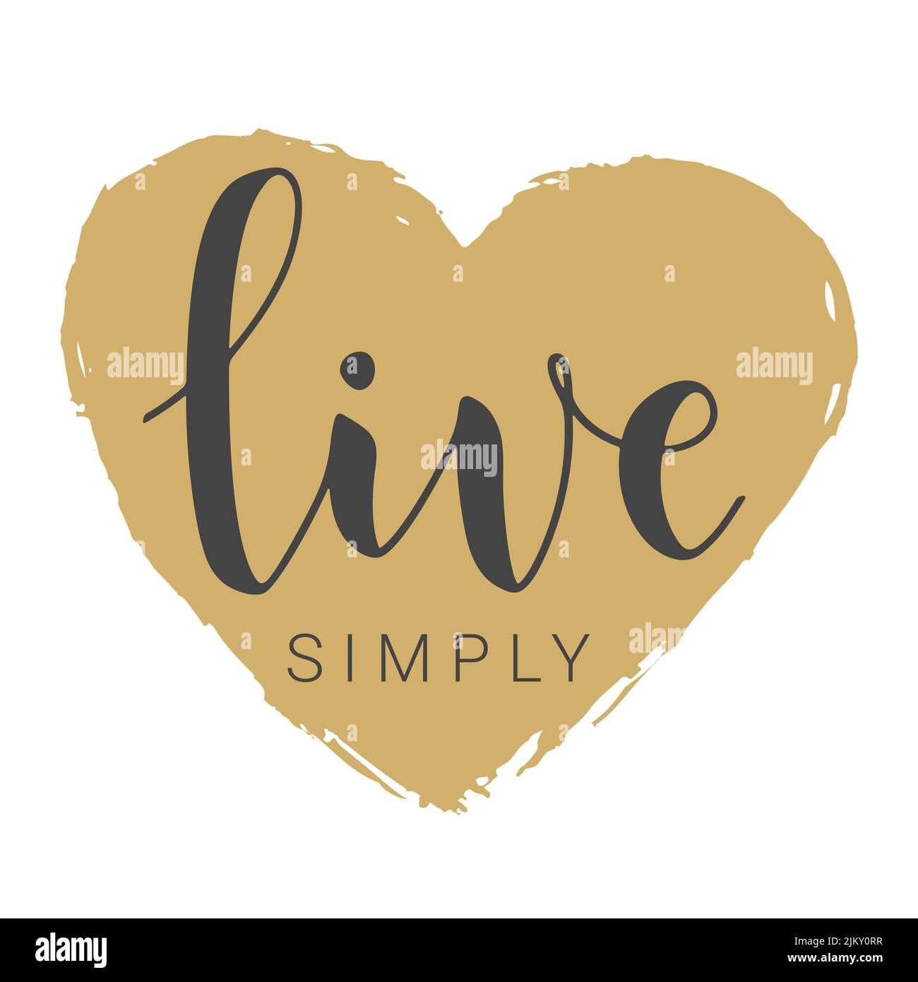 Live simply Stock Vector Images - Alamy