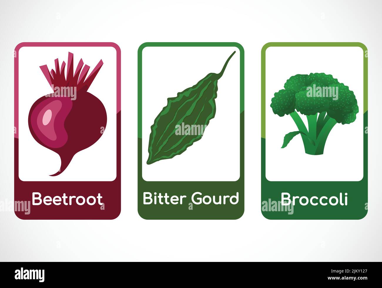 Vegetable flashcards for kids. Educational cards for preschool ...
