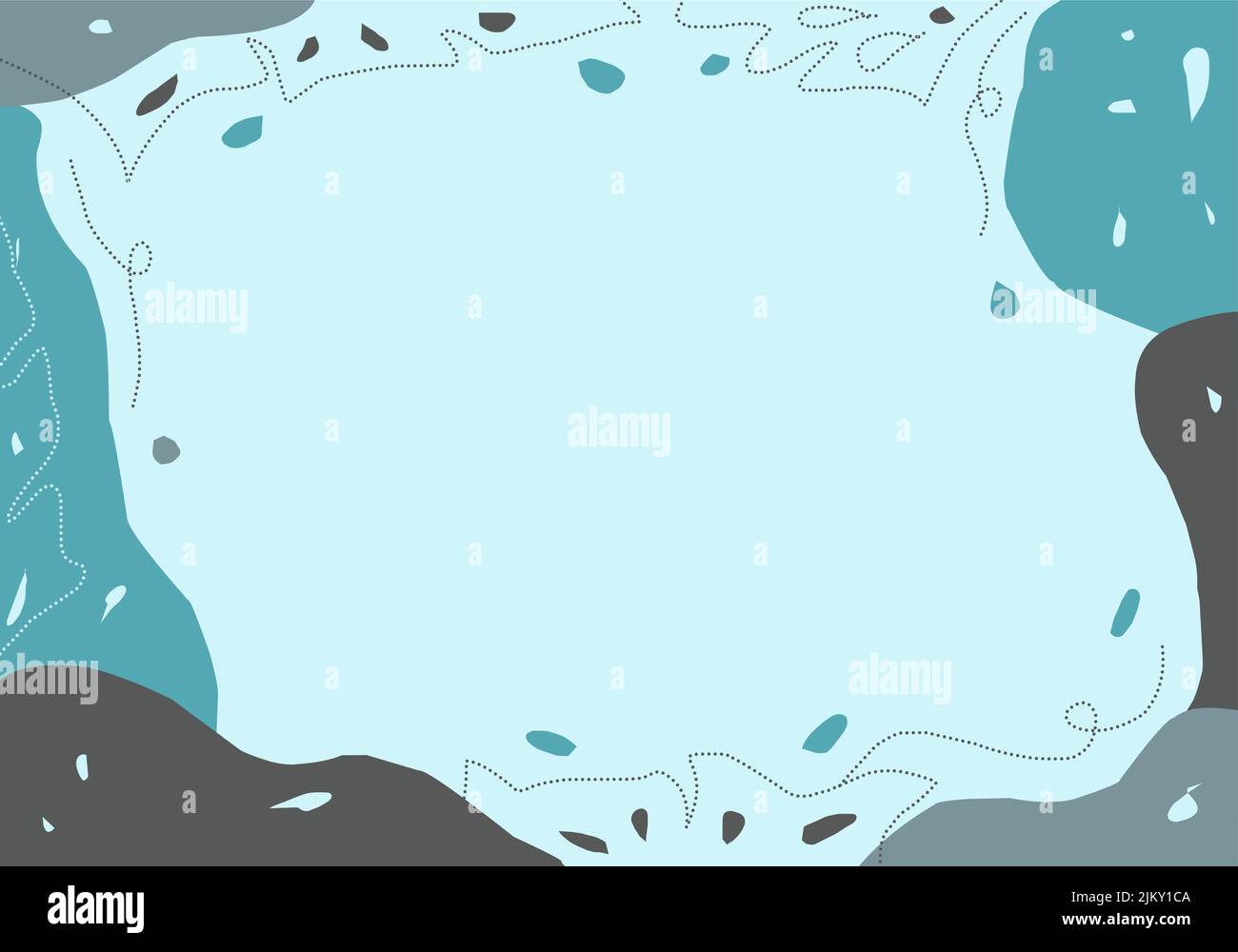 unique blue abstract organic background Stock Vector Image & Art - Alamy