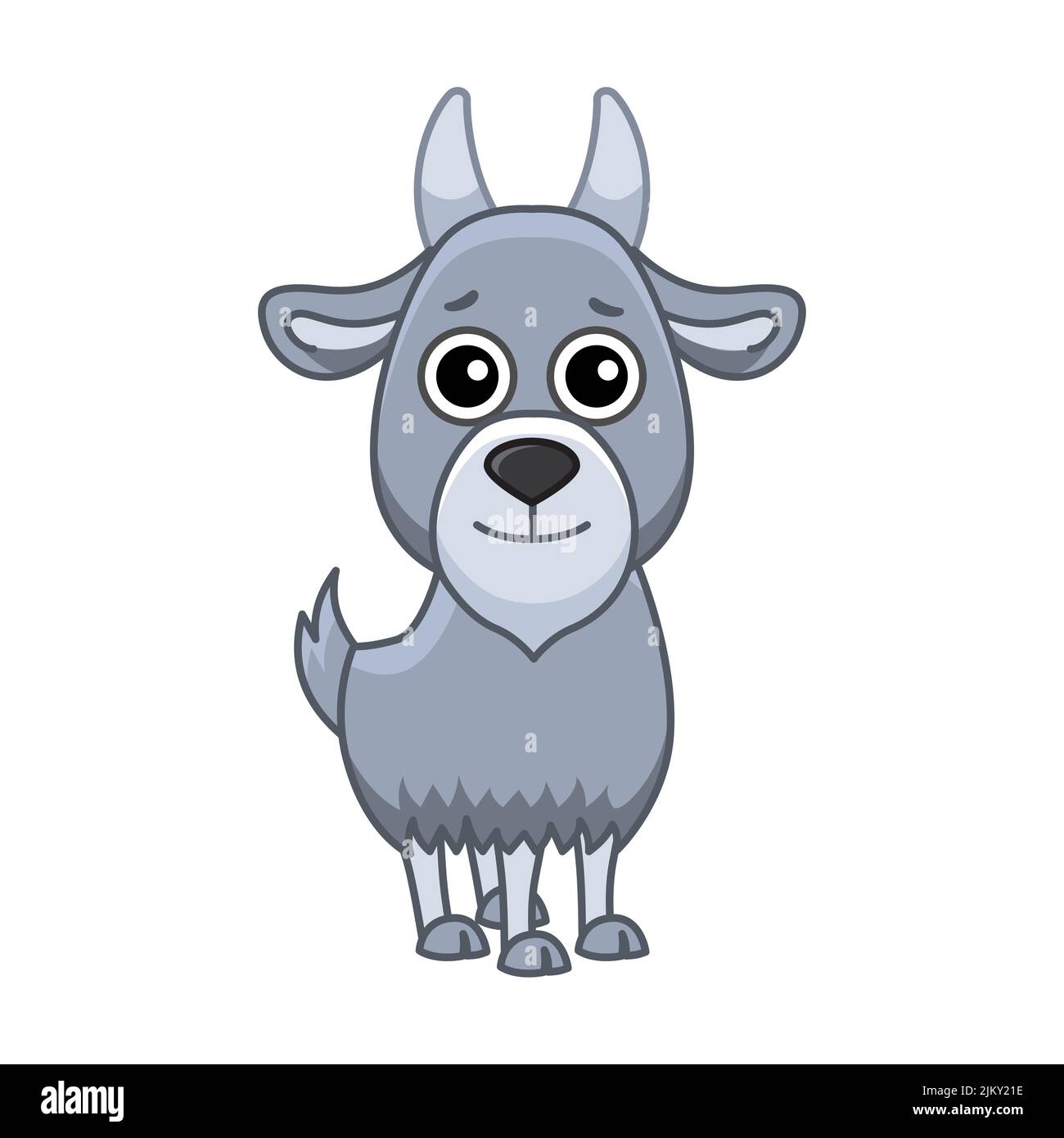 Funny goat cartoon hi-res stock photography and images - Alamy