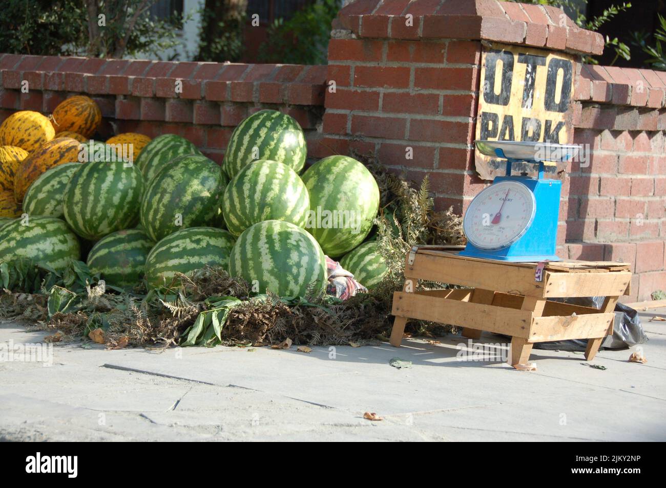 Piles of watermelon hi-res stock photography and images - Alamy